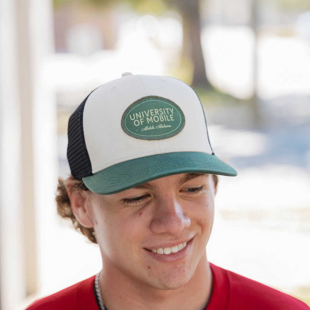 UM Green Patch Cap – University of Mobile Store